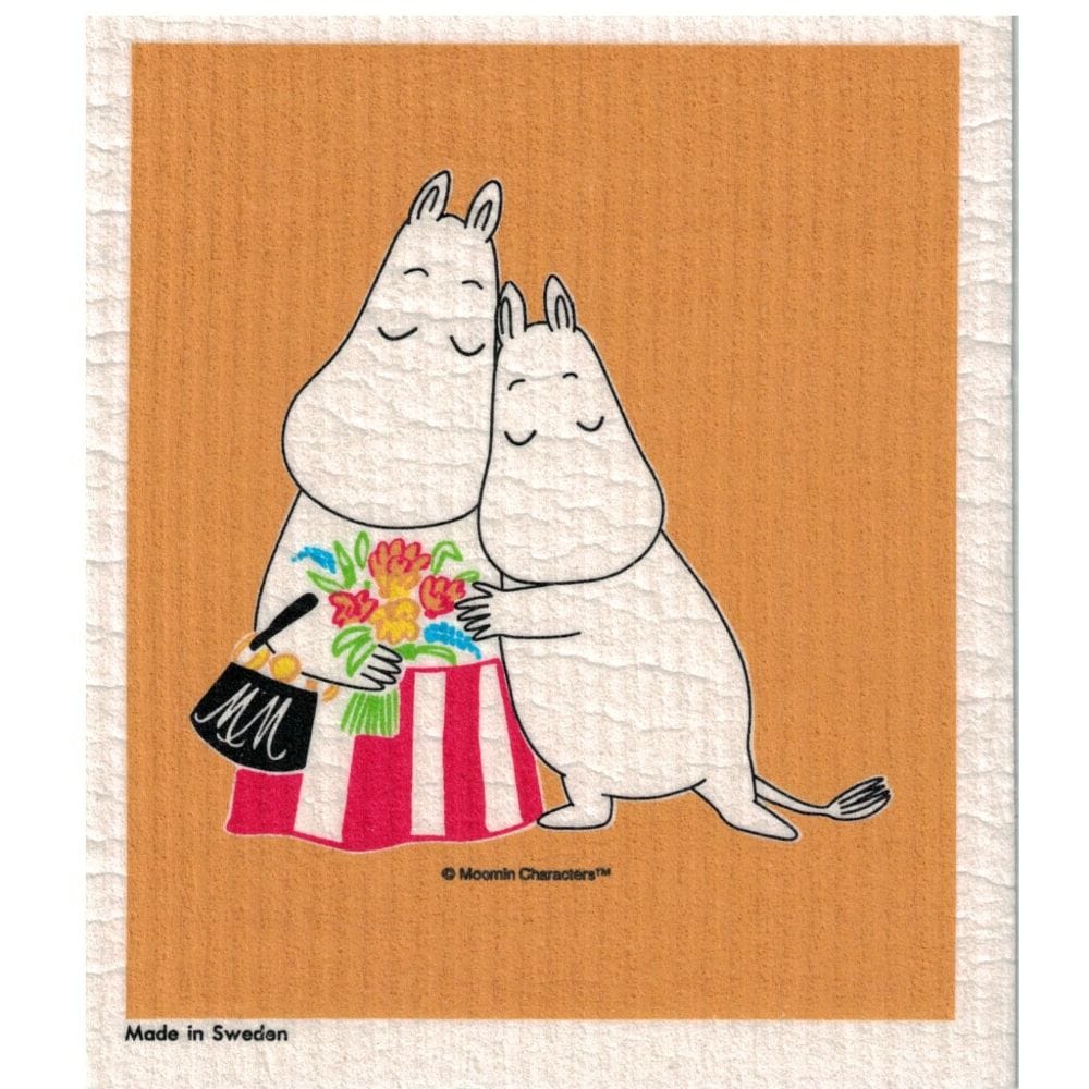 Mumin Muminmamman och Mumintrollet Disktrasa orange - KaffeochTe.se