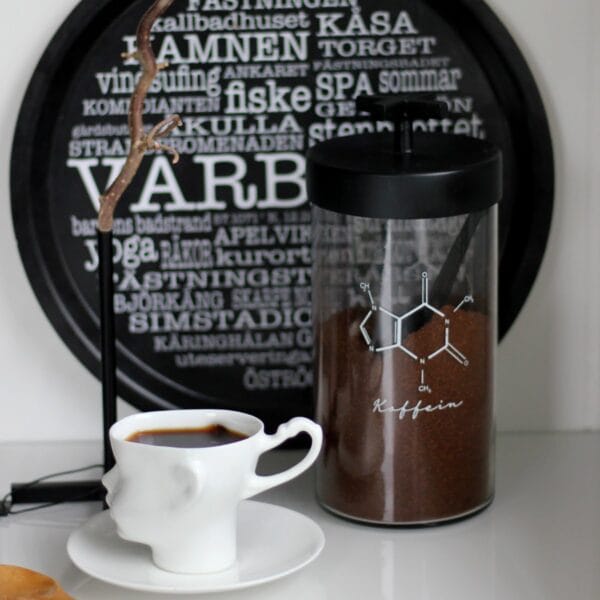 Kaffeburk Koffeinmolekyl - KaffeochTe.se