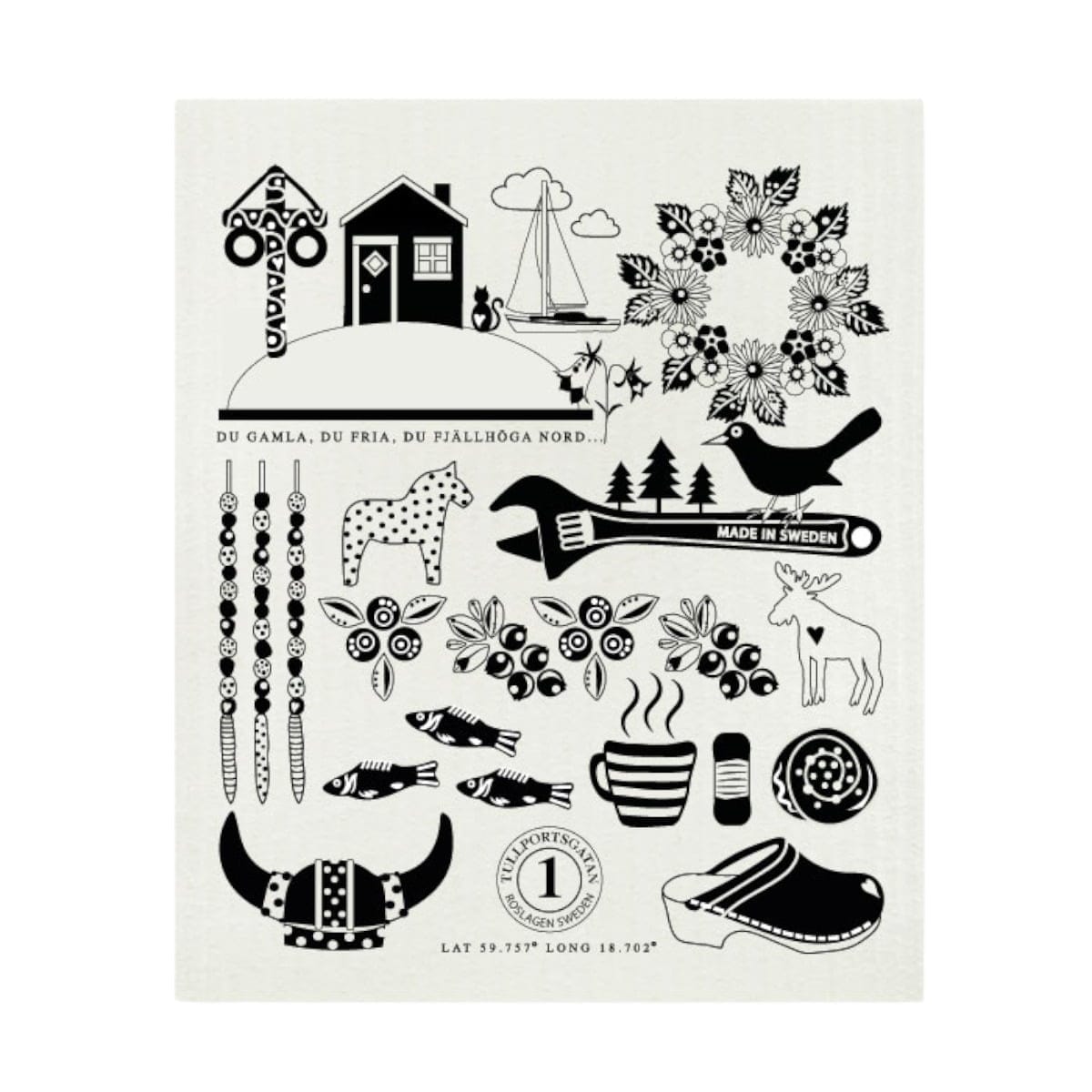 Anneko Made in Sweden Disktrasa vit - KaffeochTe.se